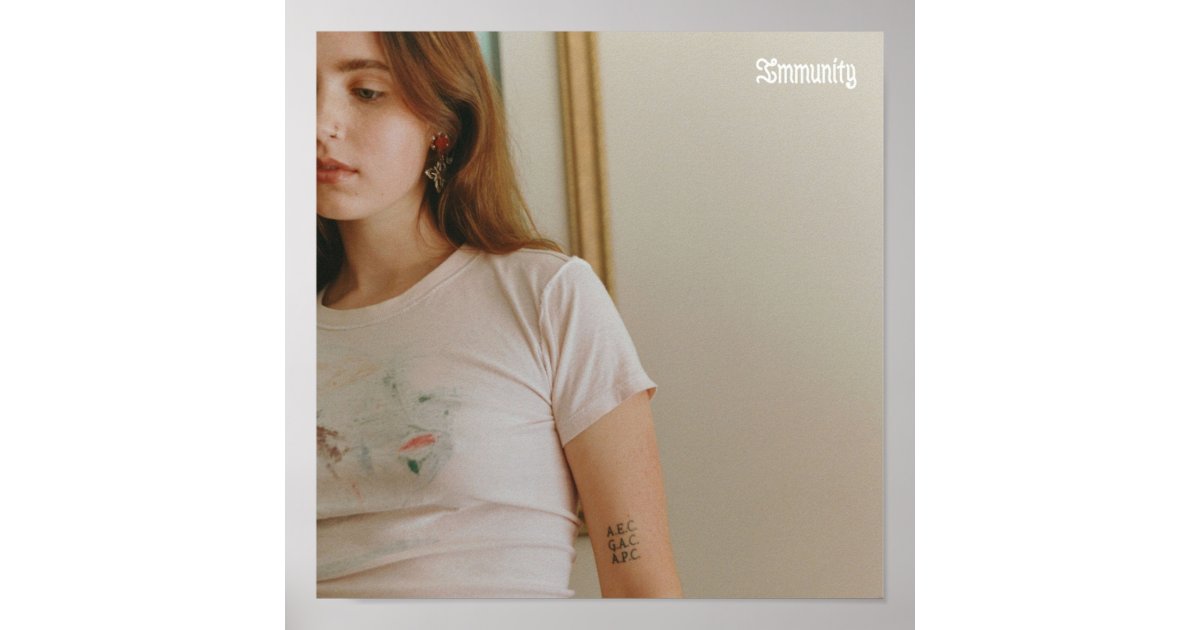Album Immunity Clairo Poster | Zazzle