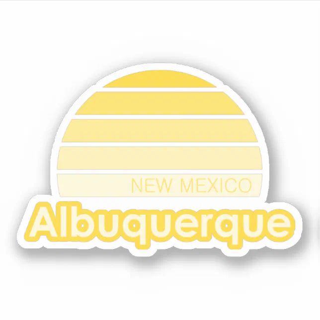 Albuquerque New Mexico Sticker | Zazzle