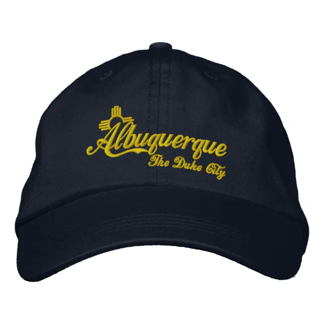 Albuquerque, The Duke City Embroidered Baseball Hat | Zazzle