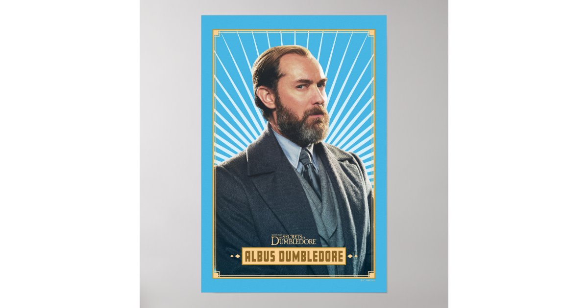 Albus Dumbledore Character Graphic Poster | Zazzle