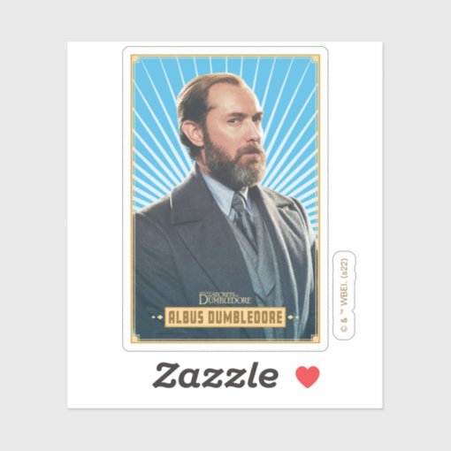 Albus Dumbledore Character Graphic Sticker | Zazzle
