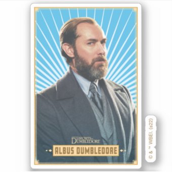 Albus Dumbledore Character Graphic Sticker | Zazzle