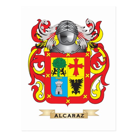 Alcaraz Coat of Arms (Family Crest) Postcard | Zazzle.com