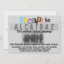Alcatraz Invitation | Zazzle