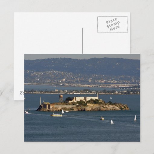 Alcatraz Island in San Francisco Bay Area Postcard | Zazzle