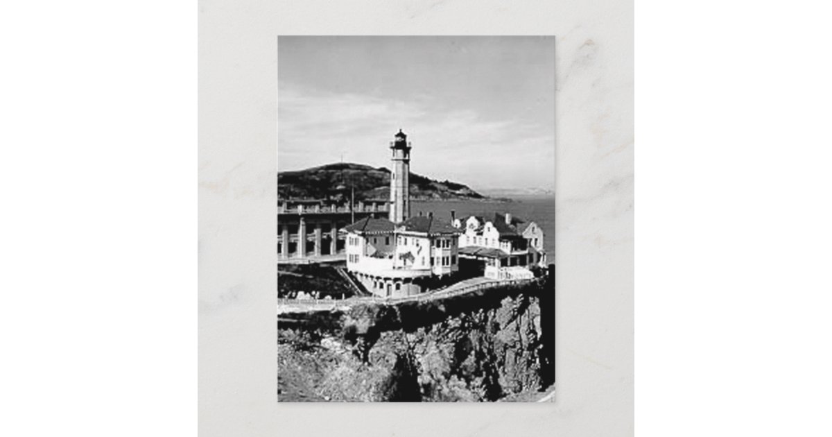 Alcatraz Island Lighthouse Postcard | Zazzle