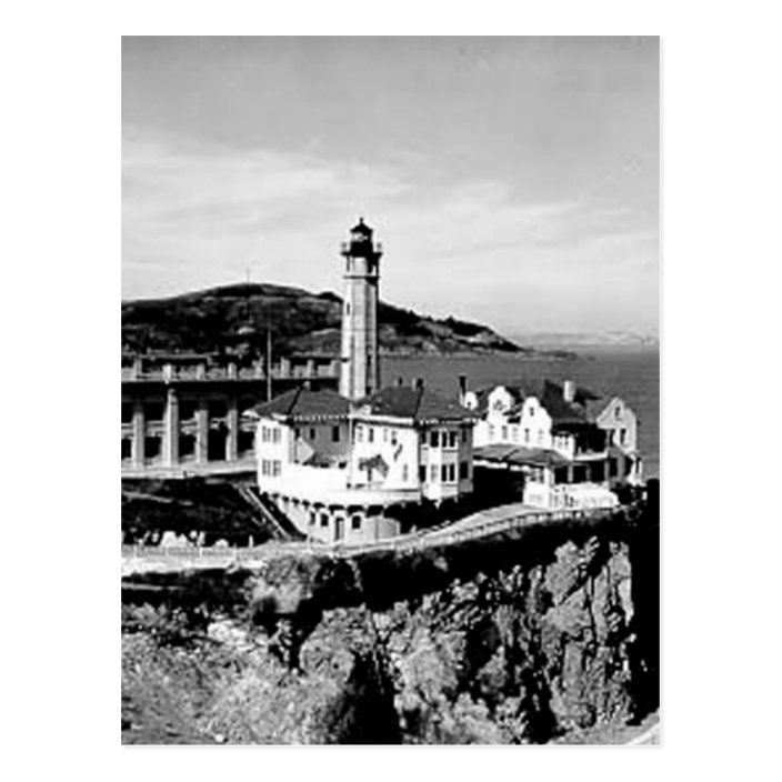 Alcatraz Island Lighthouse Postcard | Zazzle.com