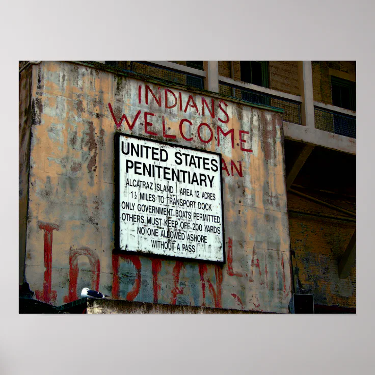 ALCATRAZ OCCUPIED POSTER | Zazzle