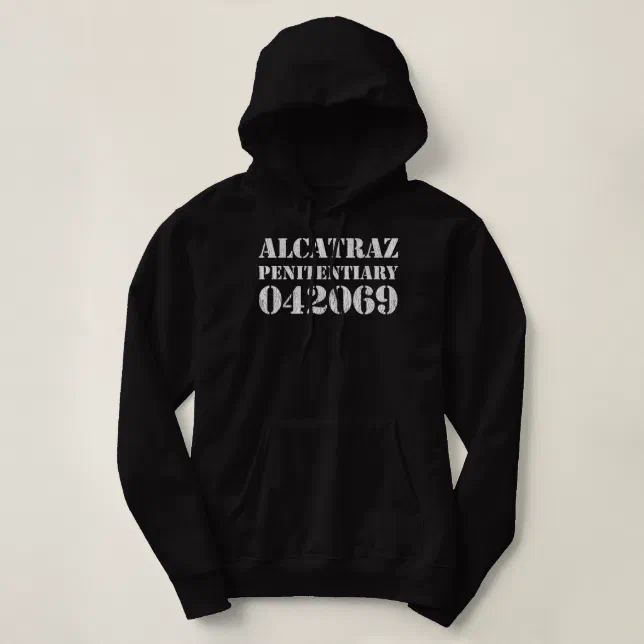 Alcatraz Prison Uniform Penitentiary Inmate Prison Hoodie | Zazzle