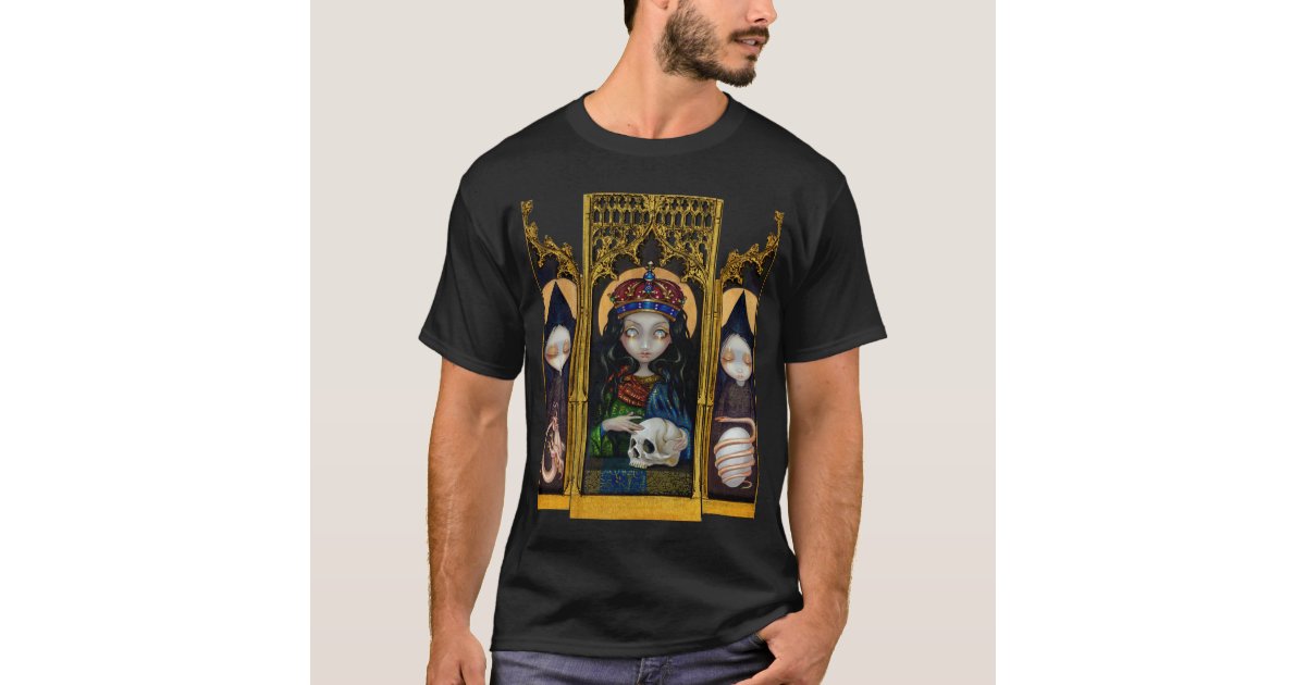 Alchemical Queen Shirt alchemy gothic triptych | Zazzle