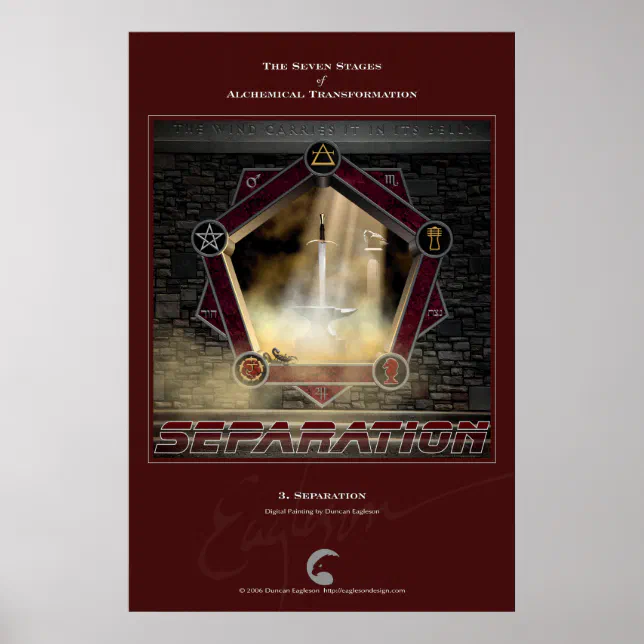 Alchemical Transformations 3: Separation Poster | Zazzle