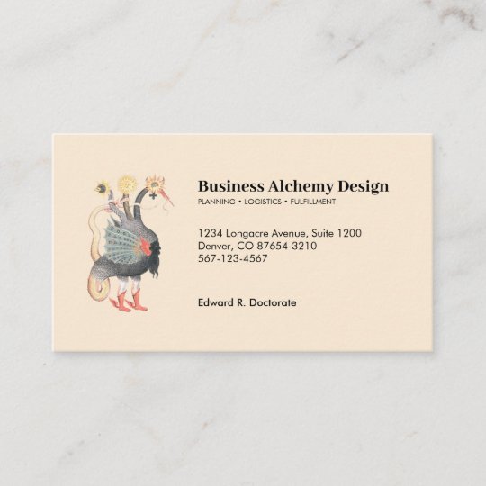 Alchemy Dragon Business Card | Zazzle.com