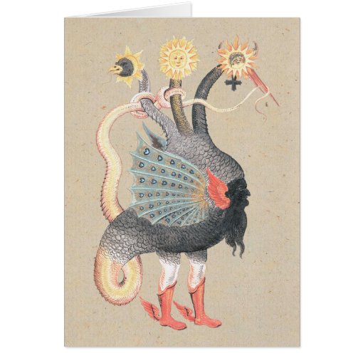 Alchemy Dragon Symbol Card | Zazzle