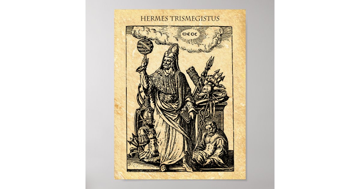 ALCHEMY HERMES TRISMEGISTUS POSTER | Zazzle