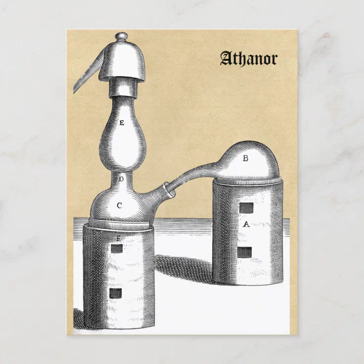 Alchemy Magic Athanor Furnace Postcard | Zazzle