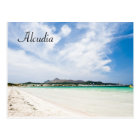 Alcudia Beach and Bay Landscape Majorca Spain Postcard | Zazzle.com
