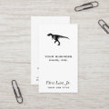 Alectrosaurus Dinosaur pre-historic illustration Business Card | Zazzle