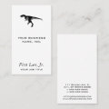 Alectrosaurus Dinosaur pre-historic illustration Business Card | Zazzle