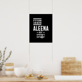 Aleena Personalized Name Birthday Poster | Zazzle