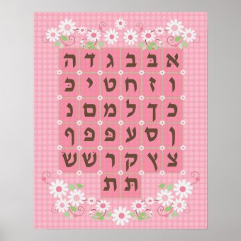 Alef Beis Poster | Zazzle