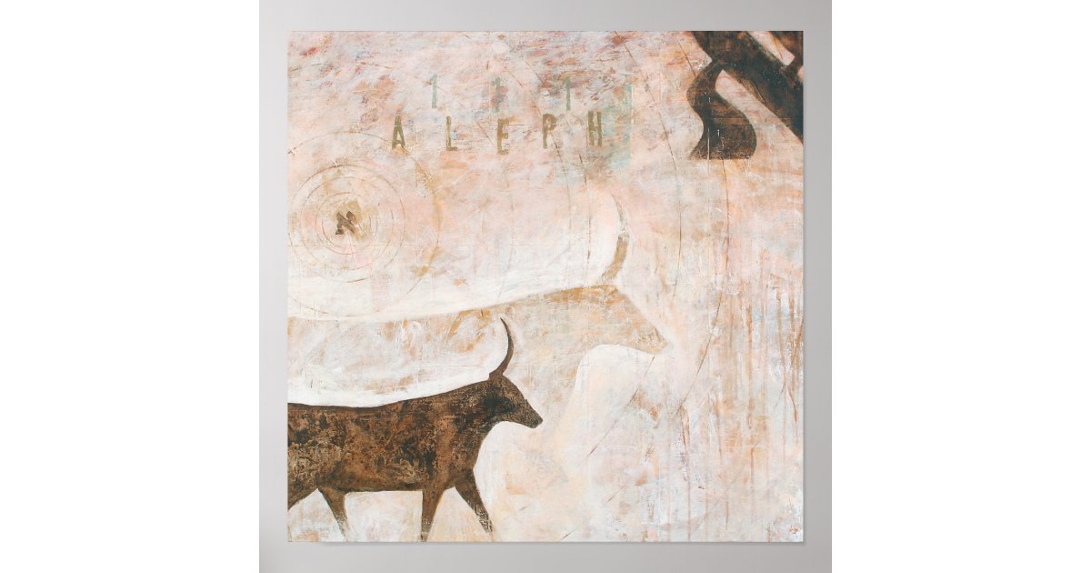 ALEPH 100x100 cm Poster | Zazzle