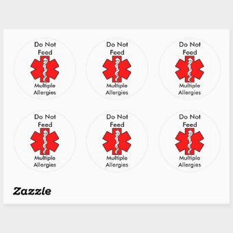 Alert Stickers | Zazzle