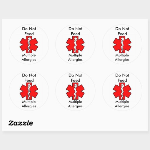 Alert Stickers | Zazzle