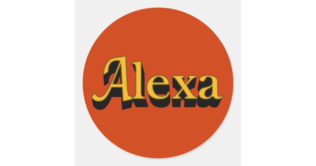 Alexa Stickers | Zazzle