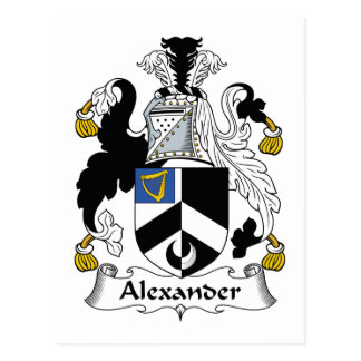 Alexander Coat Of Arms Postcards | Zazzle