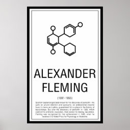 Alexander Fleming Poster | Zazzle