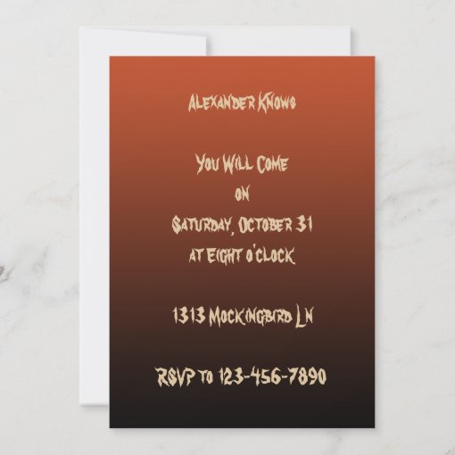 Alexander, Fortune Teller Party Invitations | Zazzle