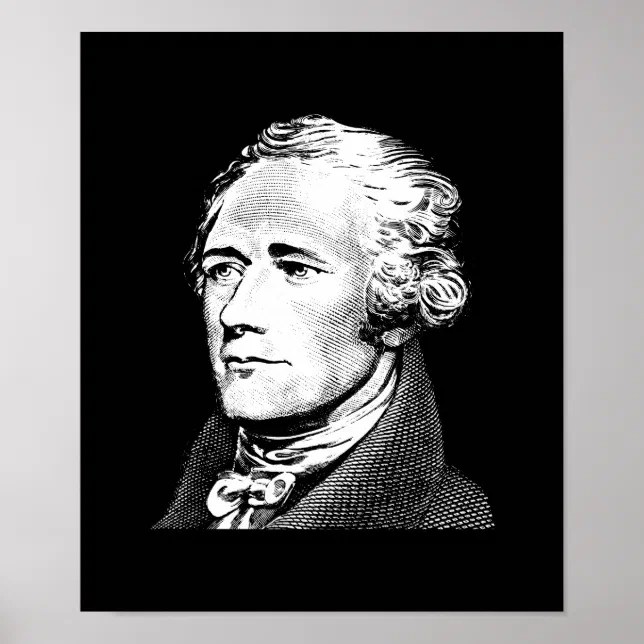 Alexander Hamilton - Founding Father Graphic Poster | Zazzle