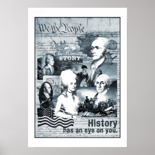 Alexander Hamilton George Washington History Gifts Poster | Zazzle.com