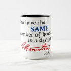 Alexander Hamilton Those who stand for nothing Art Two-Tone Coffee Mug ...