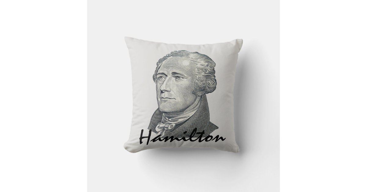Alexander Hamilton Throw Pillow | Zazzle