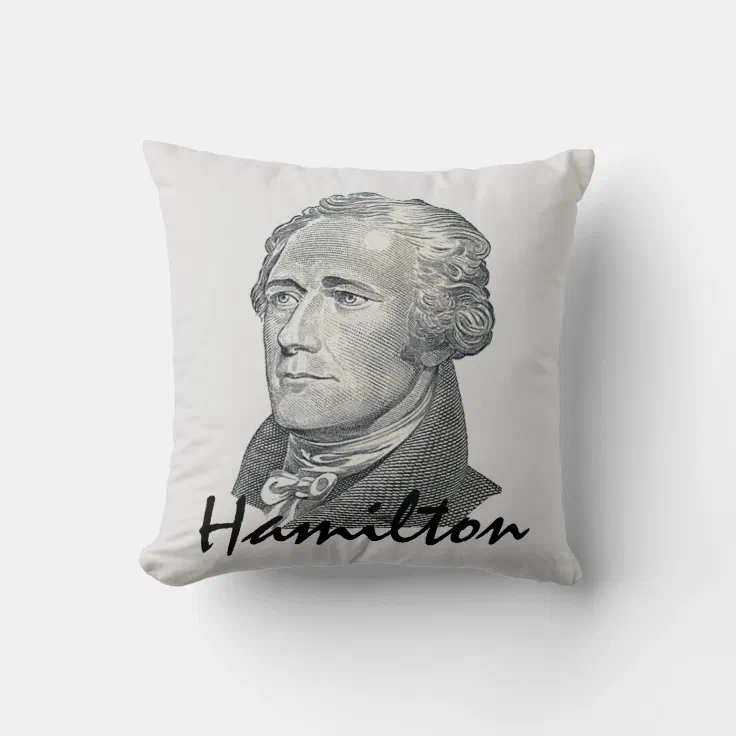 Alexander Hamilton Throw Pillow | Zazzle