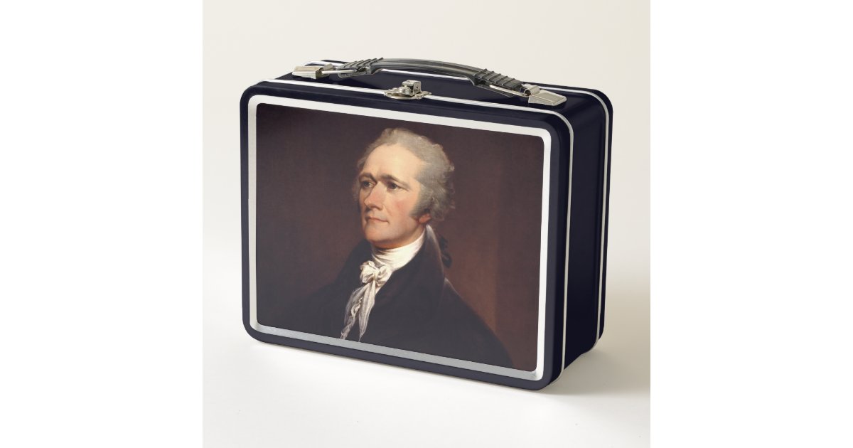 Alexander Hamilton: US Founding Father, Historical Metal Lunch Box | Zazzle