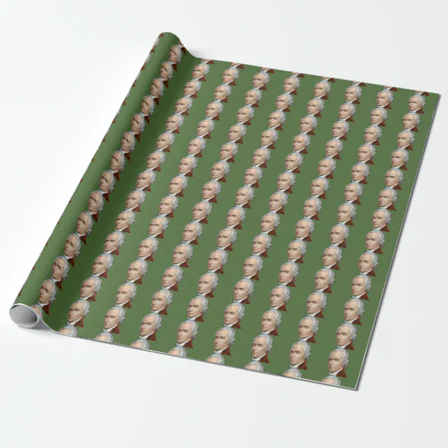 Alexander Hamilton wrapping paper | Zazzle