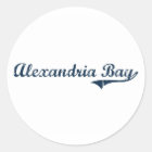 Map of Alexandria VA and Neighbor Cities Classic Round Sticker | Zazzle.com