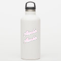 Alexandria Decorative Name in Pink x2 Sticker | Zazzle