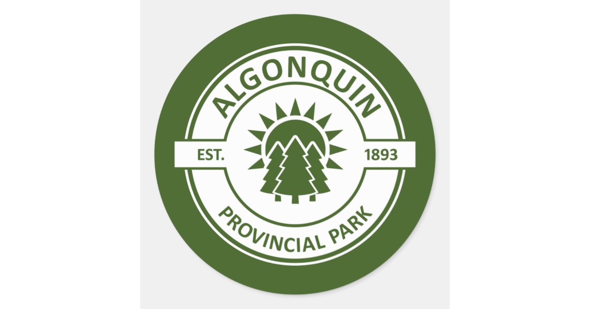 Algonquin Provincial Park Classic Round Sticker | Zazzle