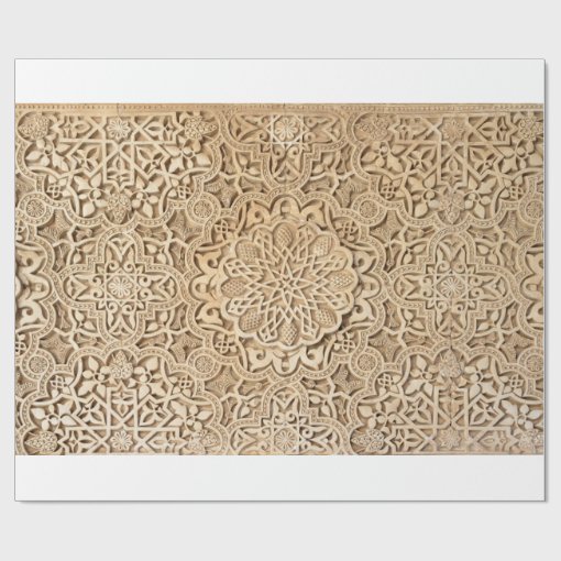 Alhambra pattern wrapping paper | Zazzle