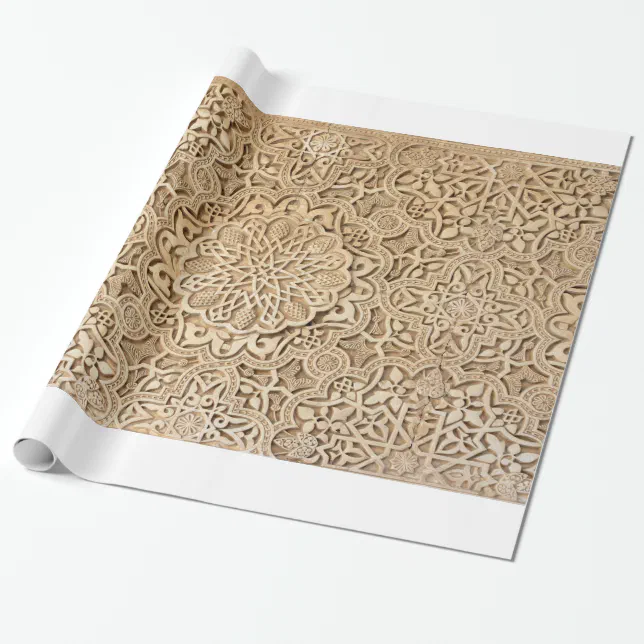 Alhambra pattern wrapping paper | Zazzle