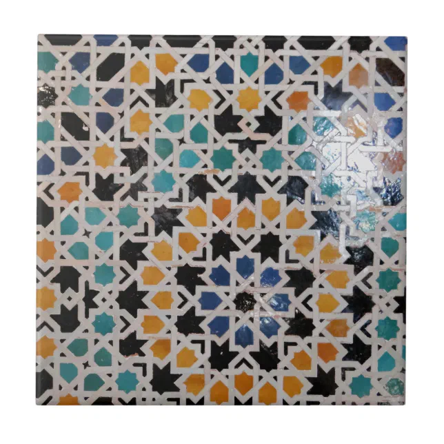 Alhambra Wall Tile #9 | Zazzle