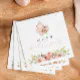 ALICE Blush Floral Birthday Tea Party Brunch Paper Napkins | Zazzle