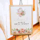 ALICE Blush Floral Bridal Tea Party Brunch Welcome Poster | Zazzle
