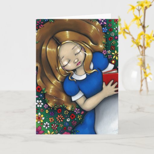 "Alice Dreaming" Greeting Card | Zazzle