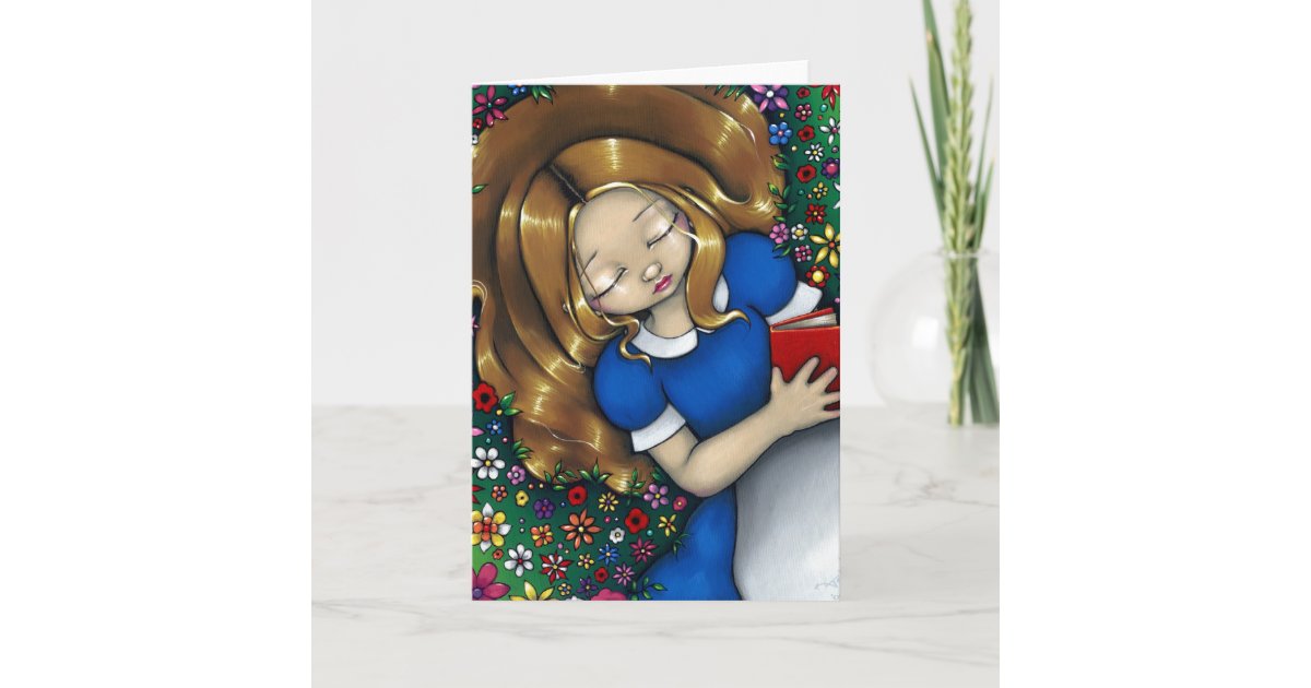 "Alice Dreaming" Greeting Card | Zazzle