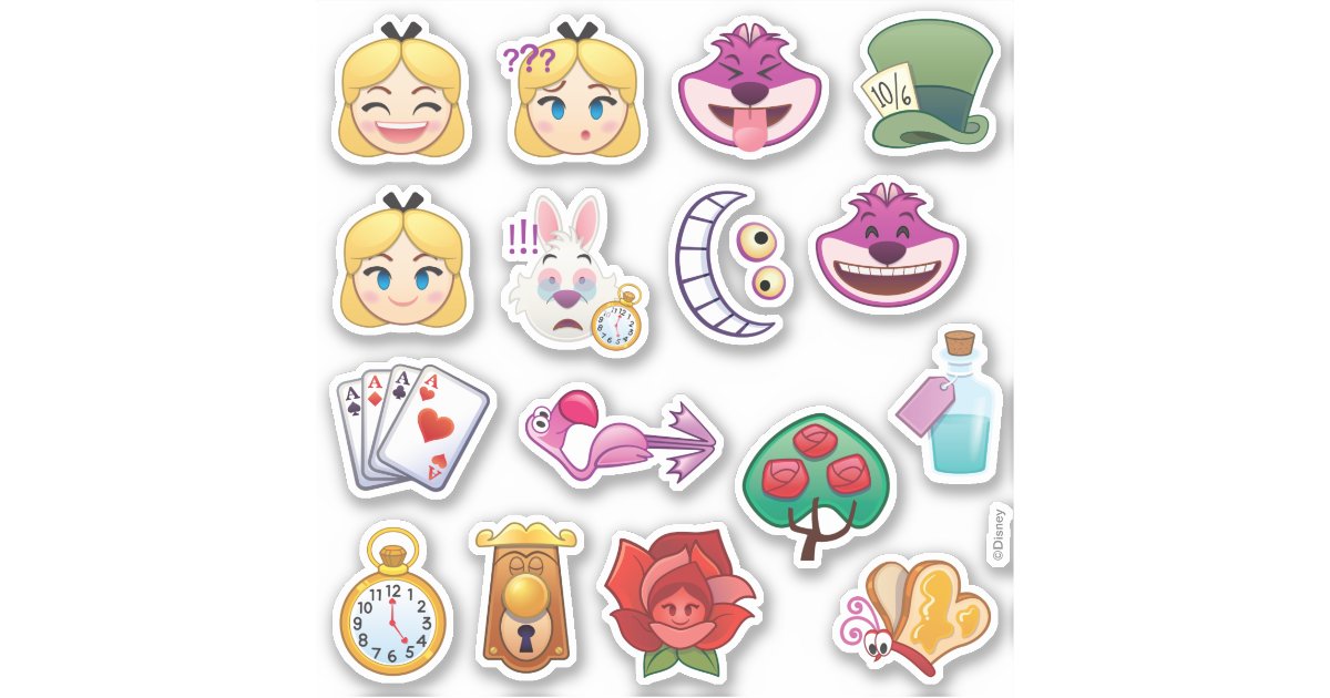 Alice Emoji Sticker | Zazzle