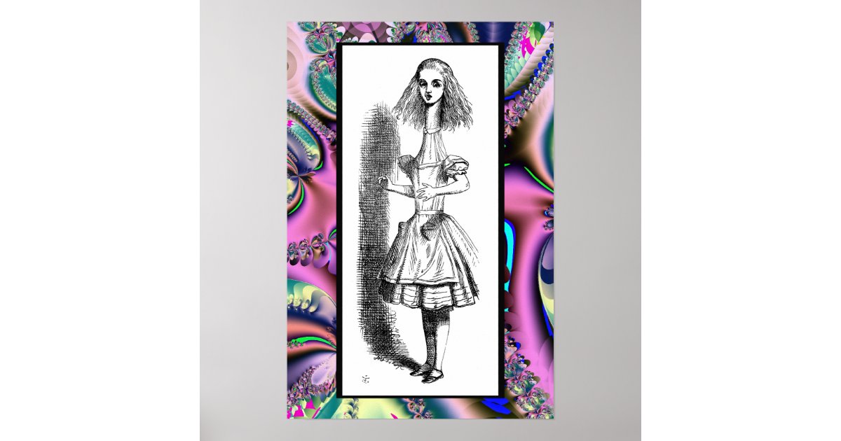 Alice Grown Tall - Alice in Wonderland Poster | Zazzle